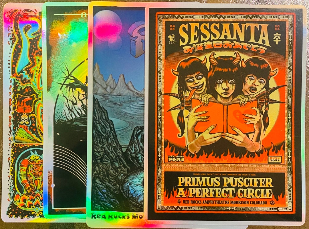 Sessanta Red Rocks Sticker/poster Primus Apc Puscifer Sticker Foil Pack ...