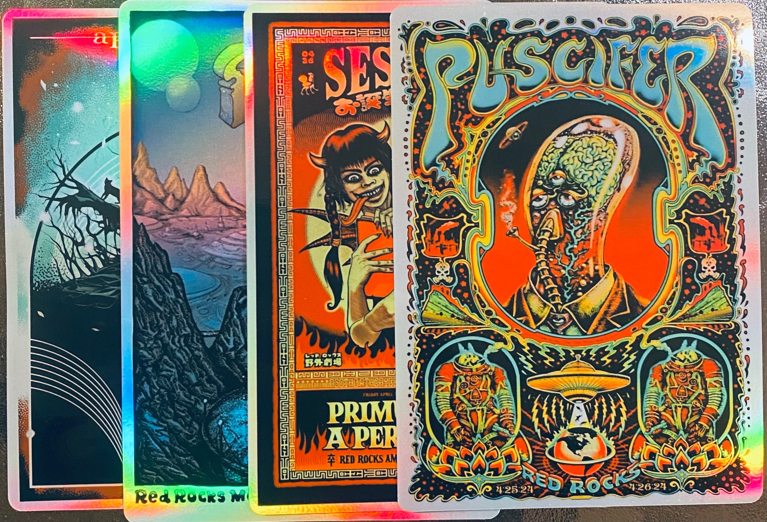 Sessanta Red Rocks Sticker/poster Primus Apc Puscifer Sticker Foil Pack ...