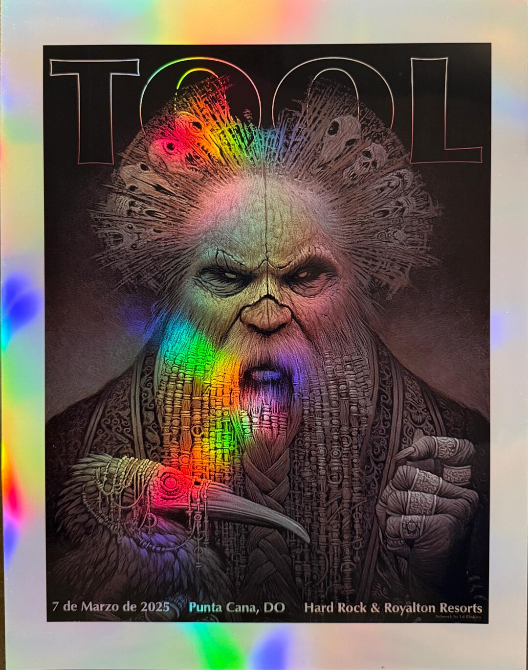 Tool Hard Rock Punta Cana Foil Mini Poster March 7th 2025 - Etsy
