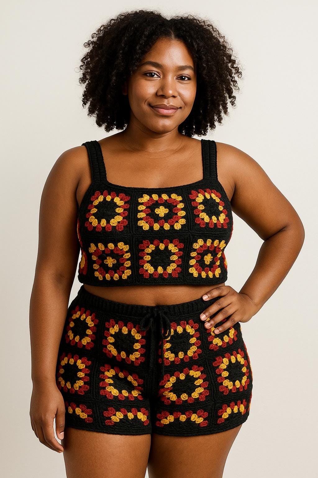 Granny Square Crochet Shorts Pattern - Etsy
