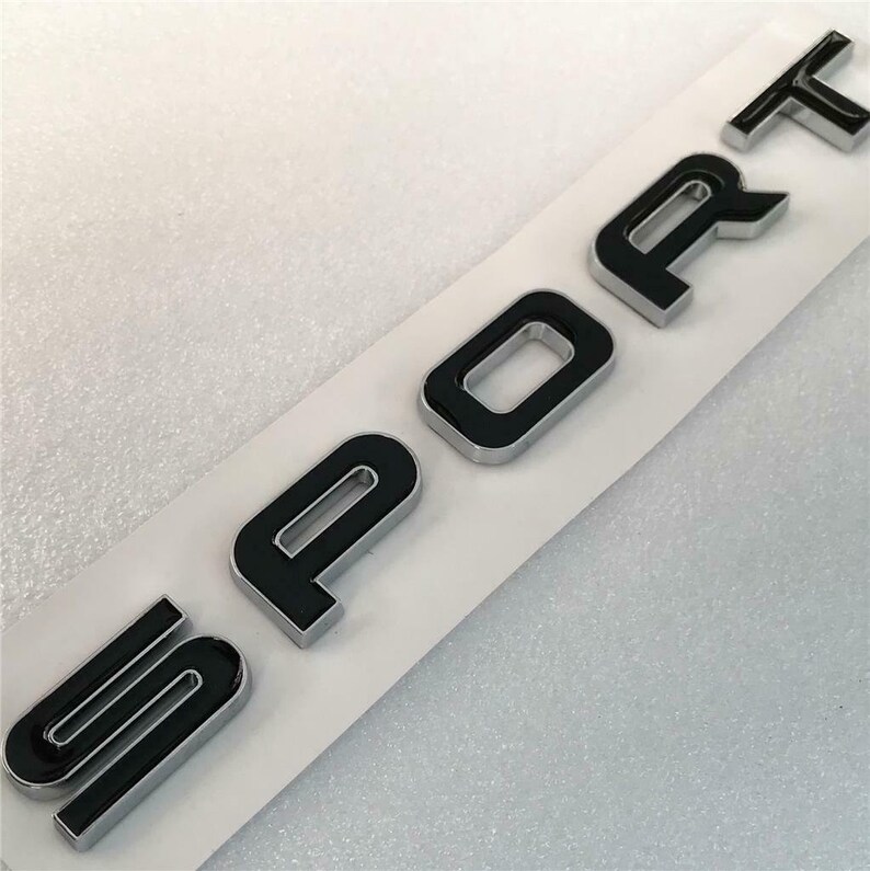 New Gloss Black Chrome Range Rover SPORT BADGE LETTERING L494 L320 - Etsy