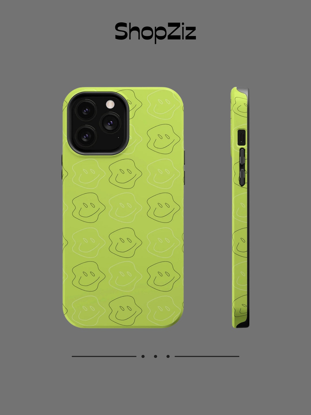 Melted Smiley Face iPhone Case - Etsy