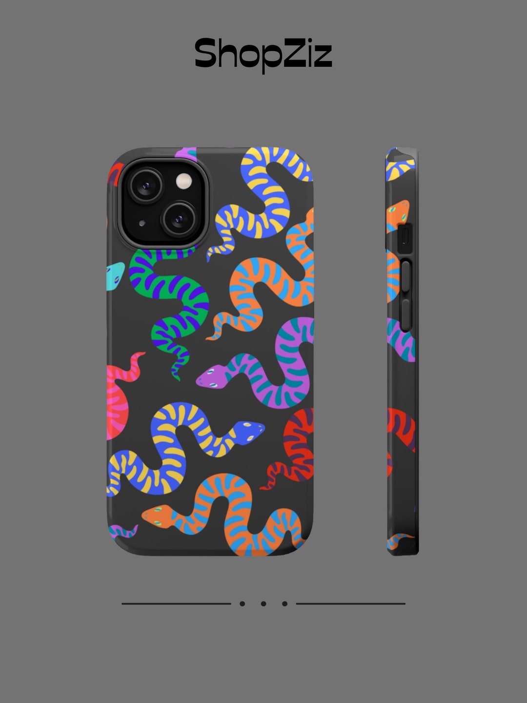 Serpentine Splendor Mag Safe iPhone Case Graphic Phone Case iPhone 15 ...