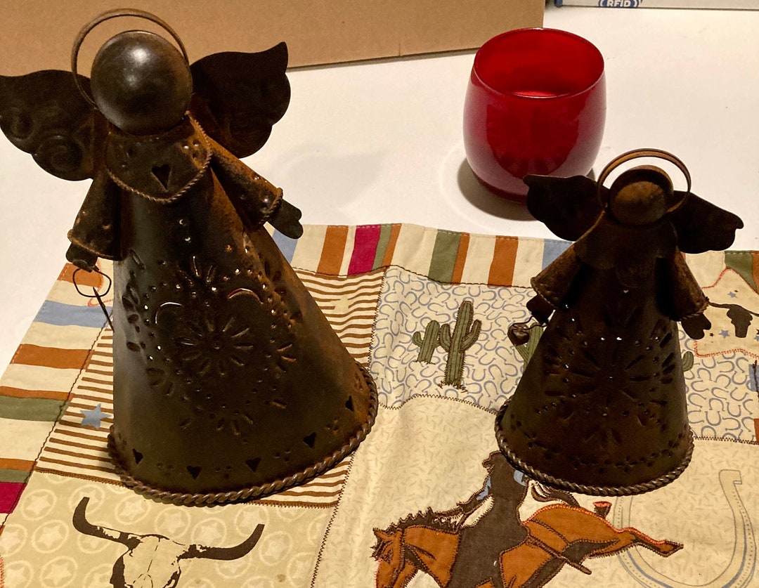 Metal Tea Light Angels - Etsy