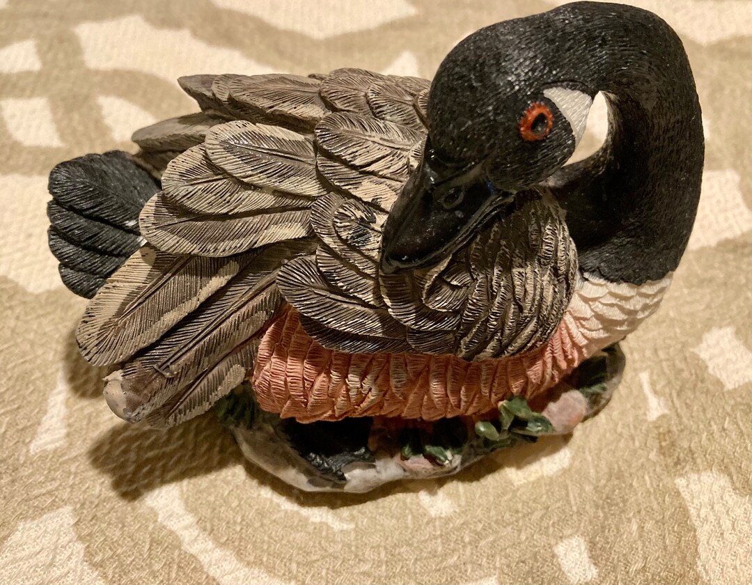 Black Swan Loon Figurine - Etsy