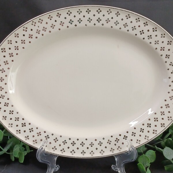 Edwin M Knowles Platter - Etsy