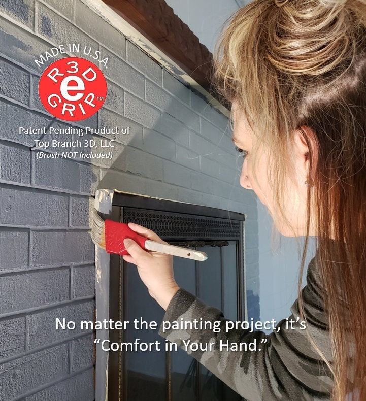 Paint Brush Grip Cover - R3d-e-grip (ready Grip) Durable Brush Grip ...