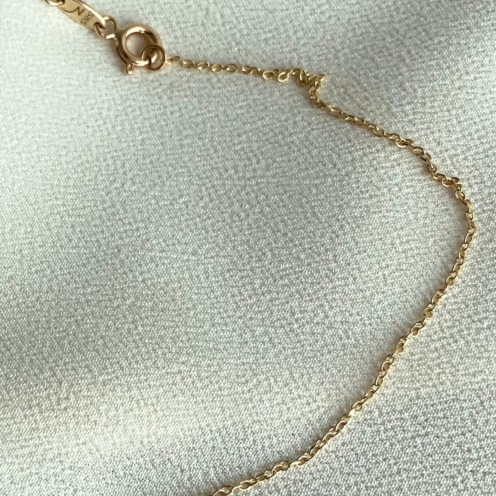 Solid 14K Gold World Map Necklace, Dainty Cable Chain Choker ...