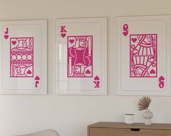 Jack Queen King Picture Frames - Etsy