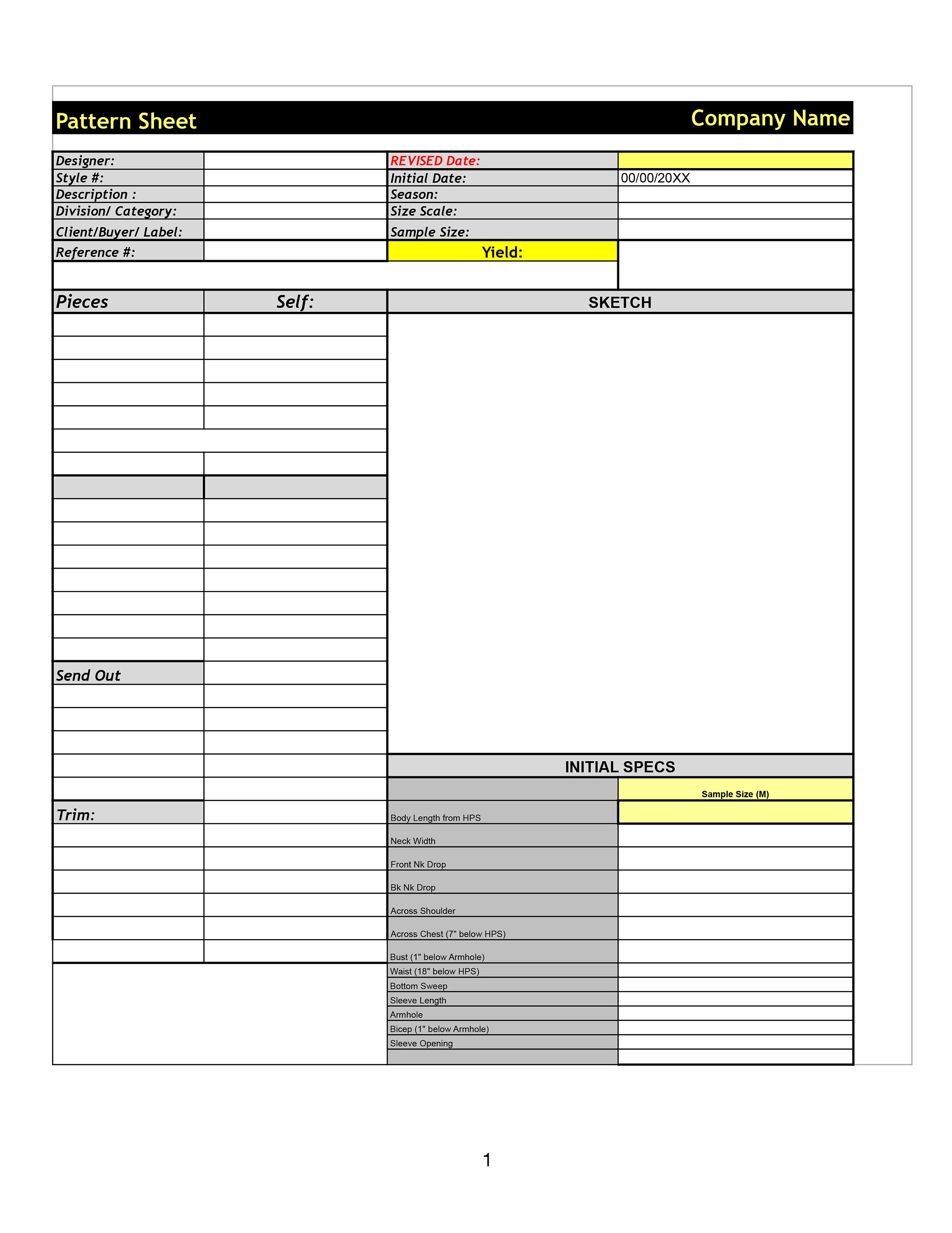 Complete Fashion Style Tech Pack Digital Download Design Worksheet ...