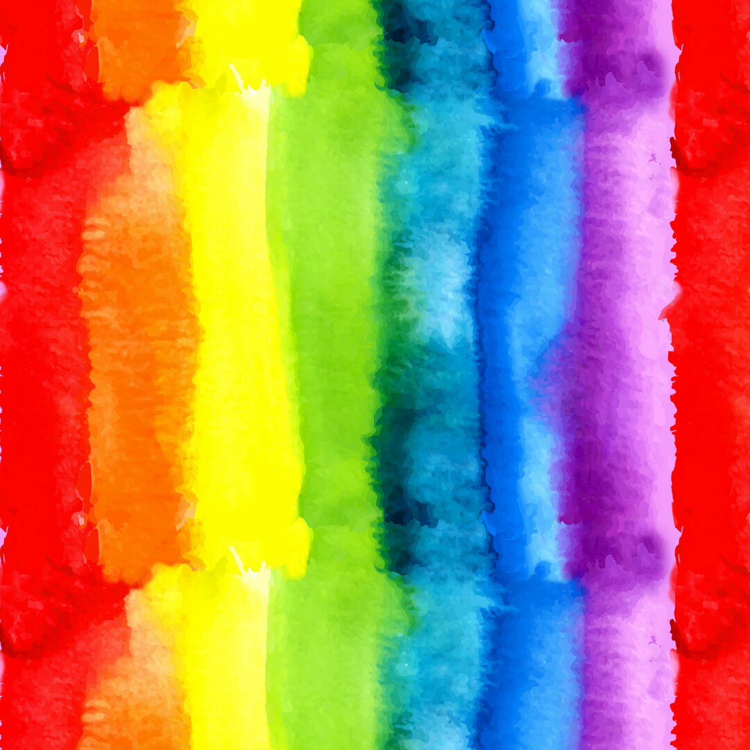 Pride Month LGBTQ Community Rainbow Watercolor/custom Your - Etsy