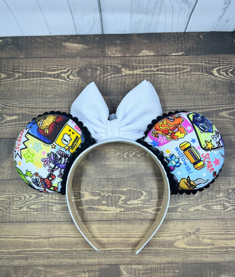Custom Disney Monsters Inc Mickey Minnie Ears - Etsy