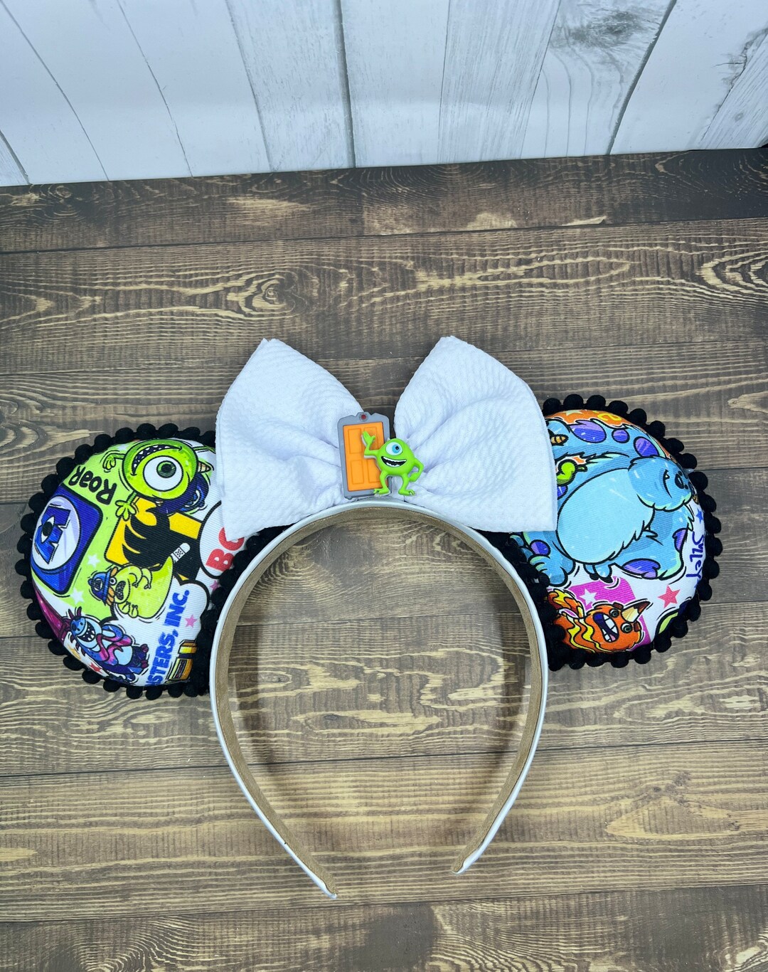 Custom Disney Monsters Inc Mickey Minnie Ears - Etsy