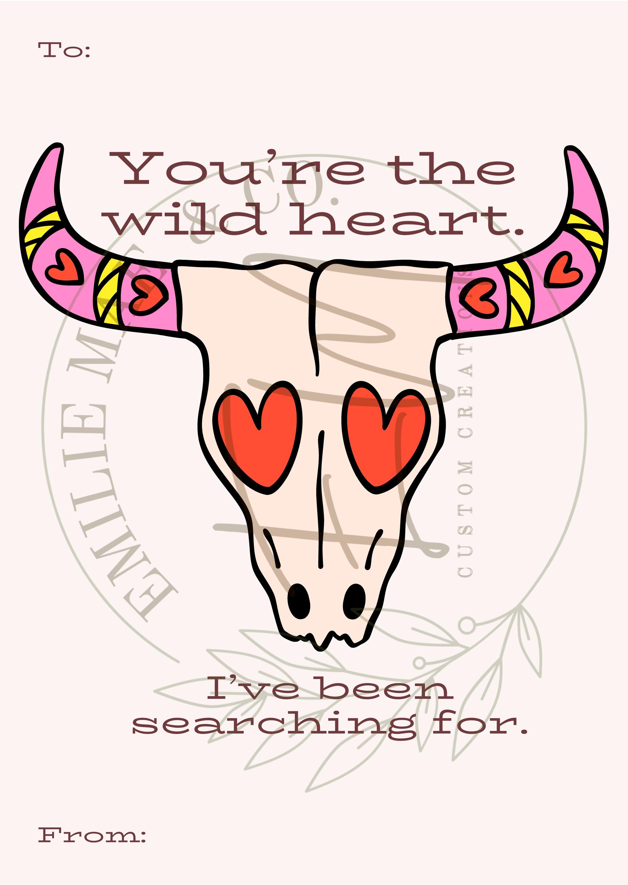 Western Cowboy Valentine’s Day Cards | Digital Printable Set | Instant ...