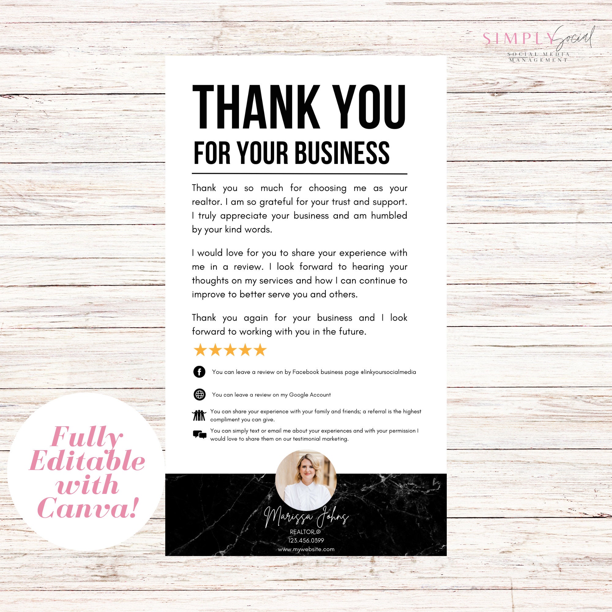 Thank You Real Estate Agent, Realtor Thank You Card,real Estate ...
