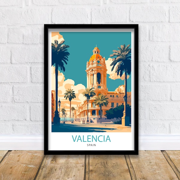 Valencia Spain Poster - Etsy