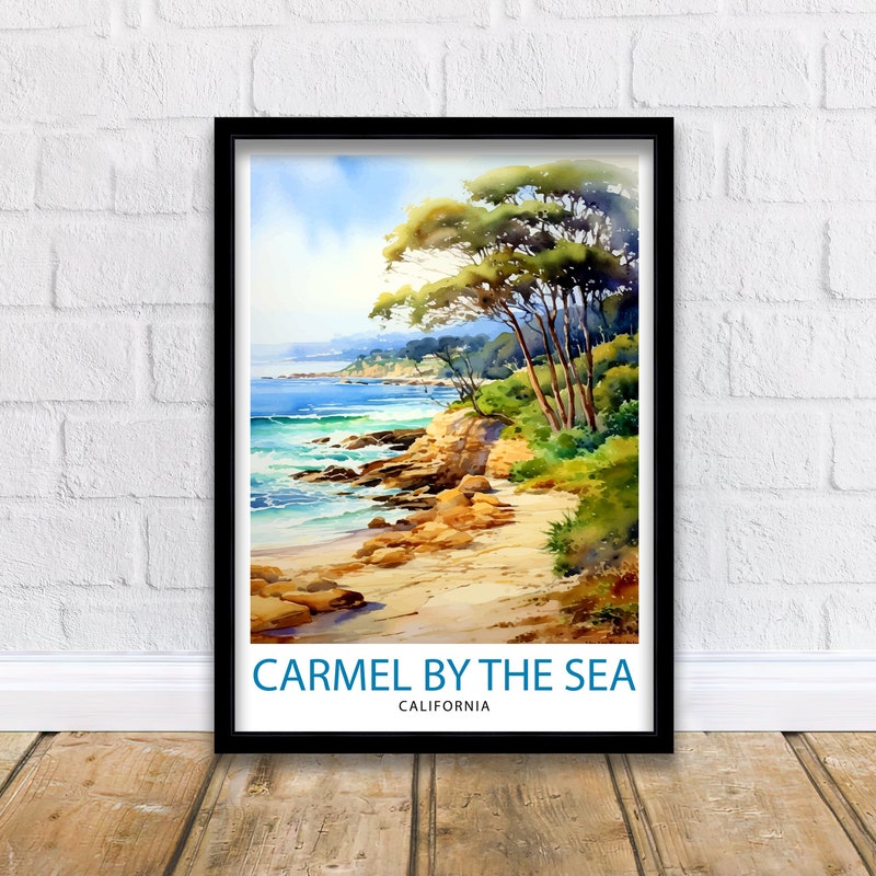 Carmel by the Sea Poster - Etsy