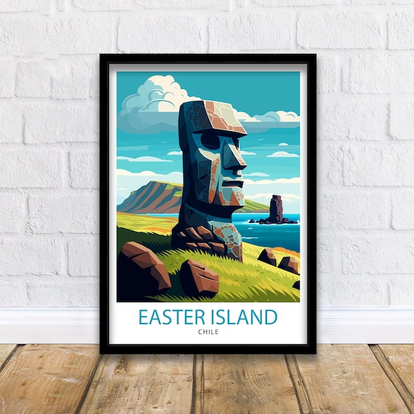 Easter Island Travel Poster - Etsy