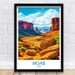 Moab Utah Travel Print Wall Decor Wall Art Moab Wall Hanging Home Décor ...