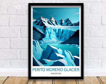 Glacier National Park Montana Wall Art Glacier Print Travel Poster - Etsy