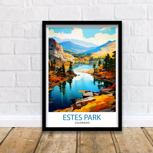 Estes Park Print Wall Art - Etsy