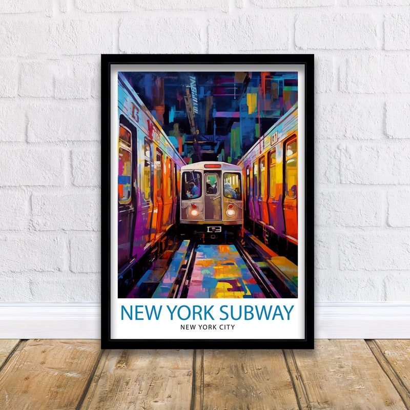 Subway Poster - Etsy