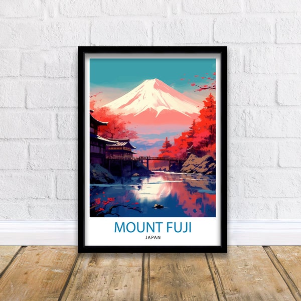 Custom Mount Fuji Wall Art - Etsy