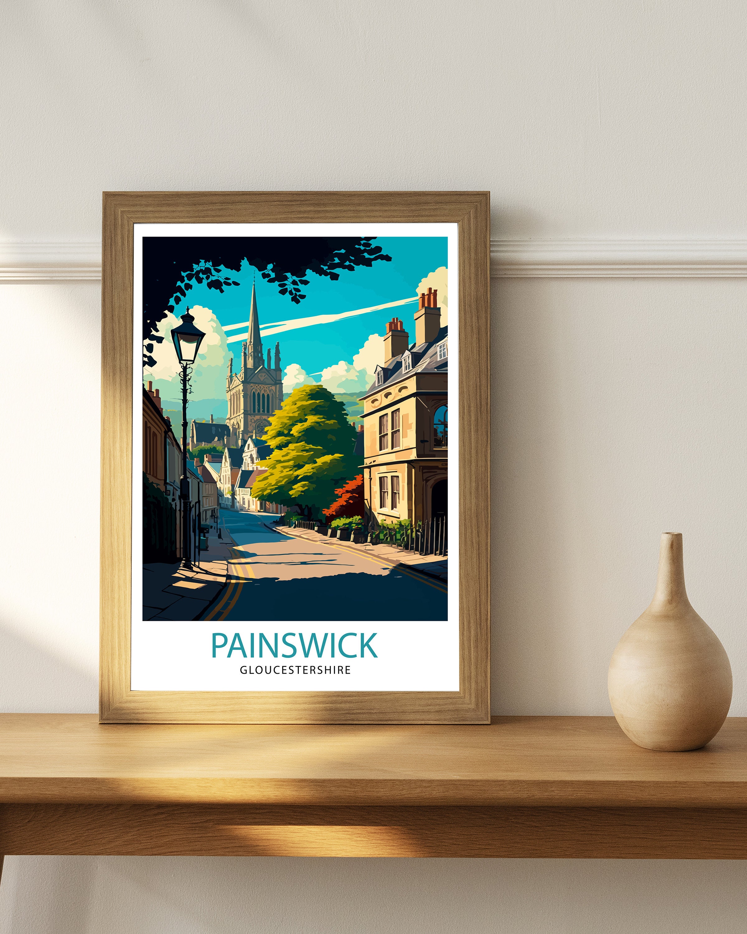 Painswick Travel Print Painswick Wall Art Painswick Home Decor ...