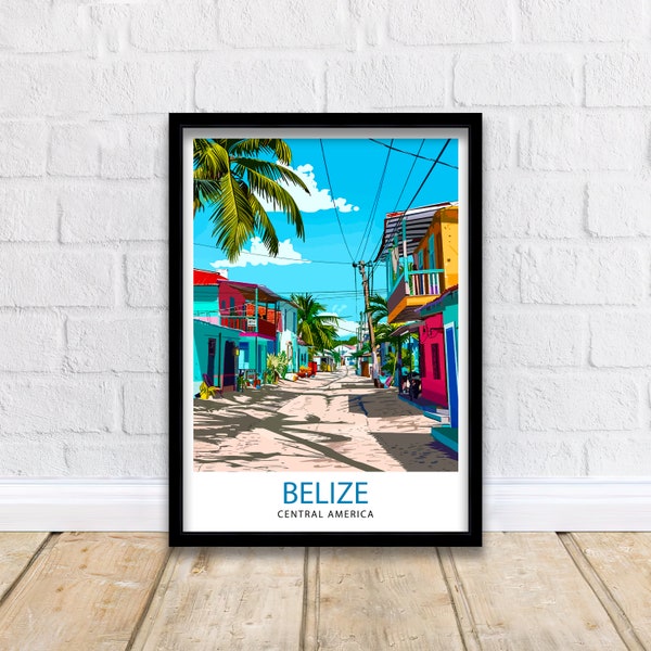 Belize Poster - Etsy