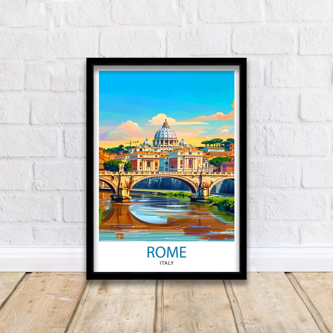 Rome Italy Travel Print Wall Decor Wall Art Rome Wall Hanging Home ...