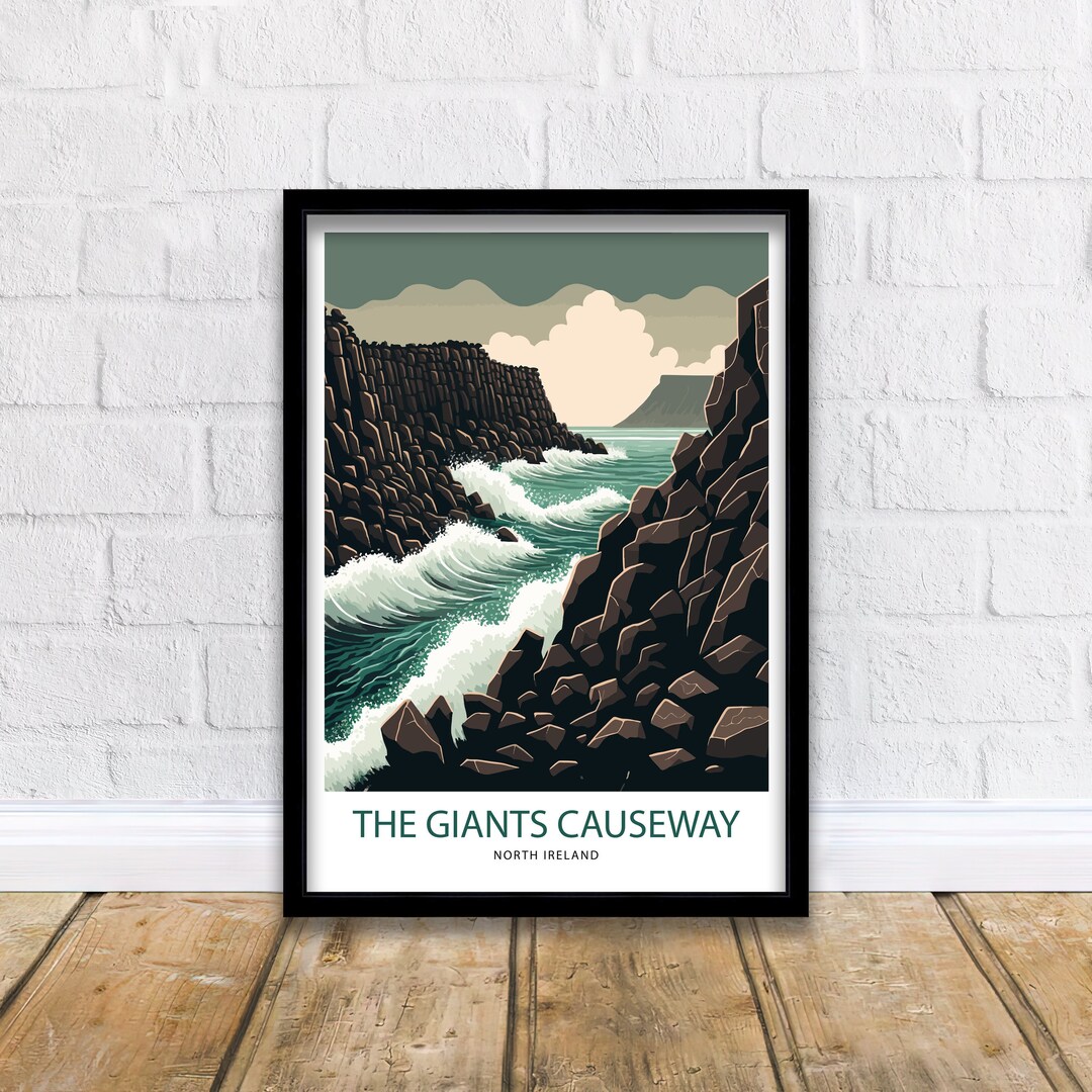 Giants Causeway Travel Print | Northern Ireland| Wall Art| Giants ...