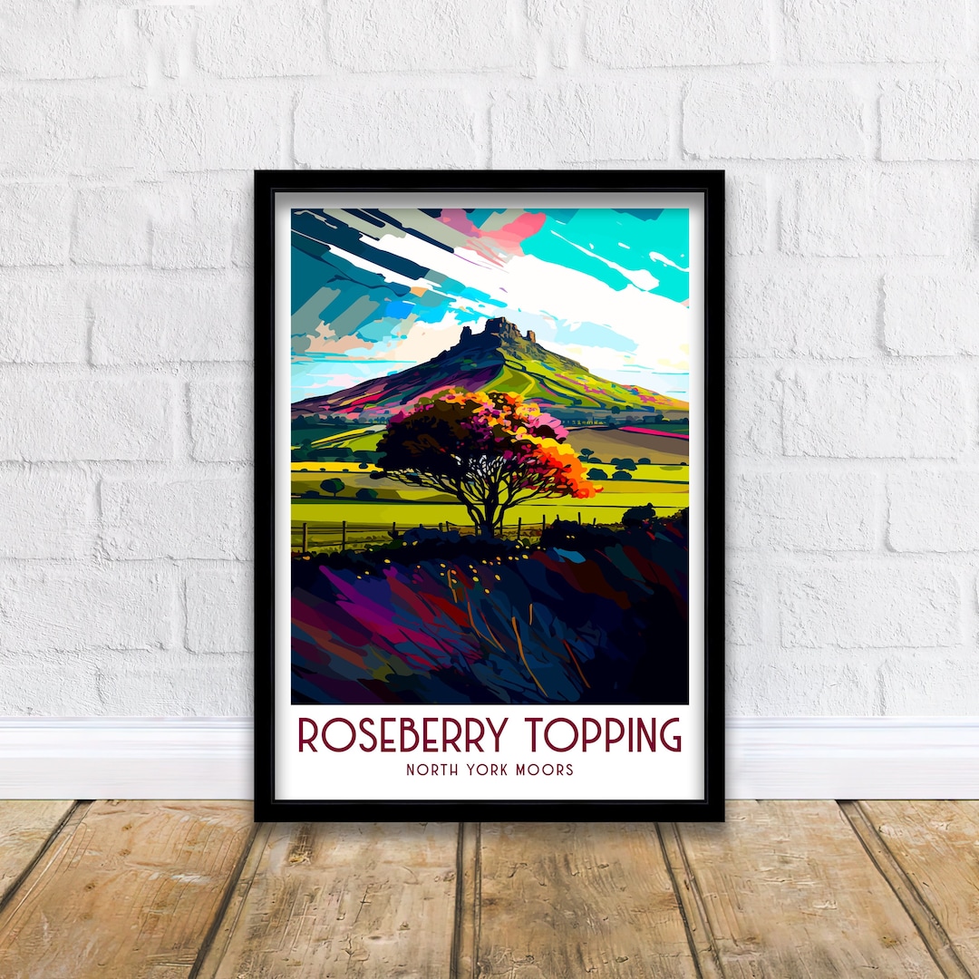 Roseberry Topping Art Print | North Yorkshire | North York Moors ...