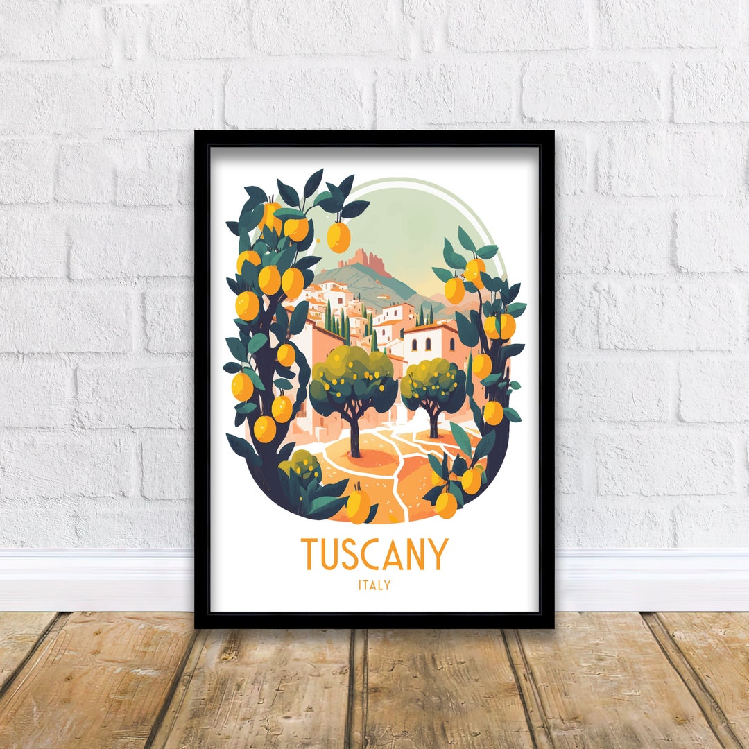 Tuscany Art Print | Tuscany | Tuscany Poster | Tuscany Wall Art | Art ...