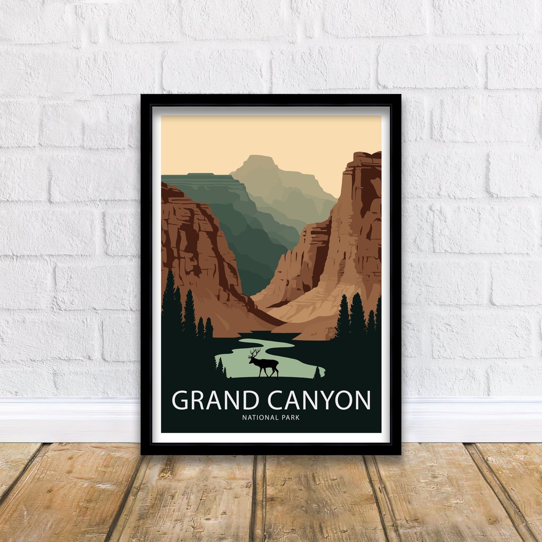 Grand Canyon Travel Print | Grand Canyon | Grand Canyon Print | Grand ...