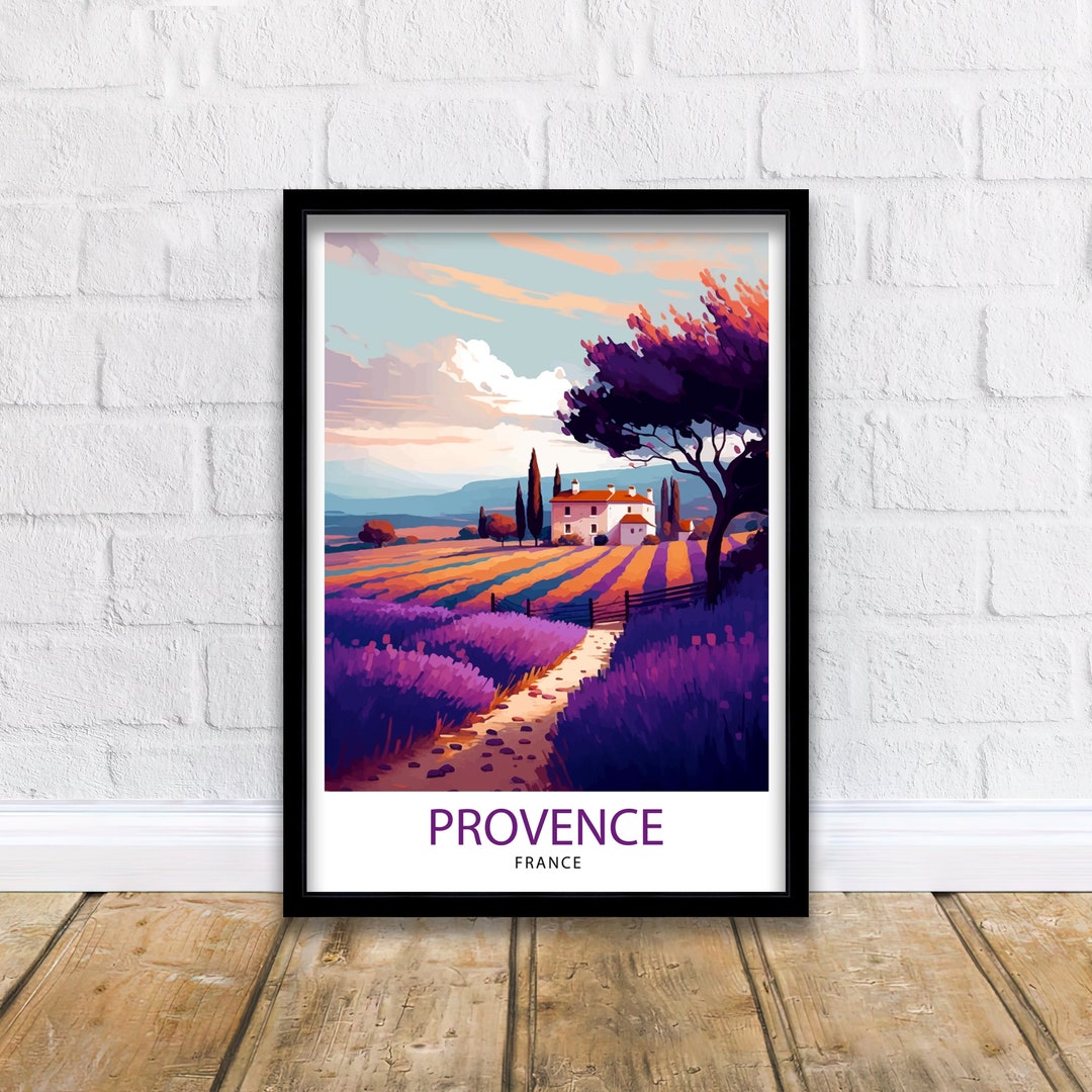 Provence Travel Print | Provence | Provence Print | France Print ...