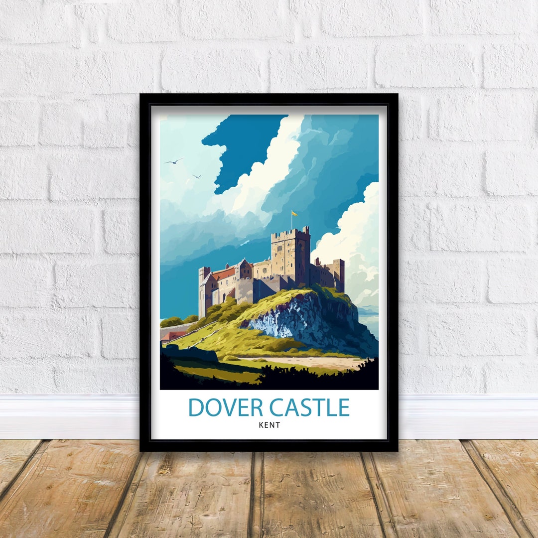 Dover Castle Travel Print Dover Castle Wall Art Dover Castle ...