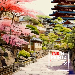 Kamakura Japan Travel Print Kamakura Wall Decor Kamakura Poster Japan ...