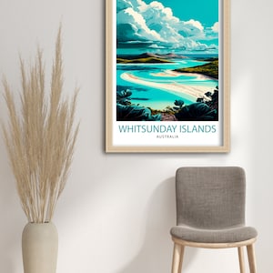 Whitsunday Australia Travel Print Whitsunday Islands Wall Art ...