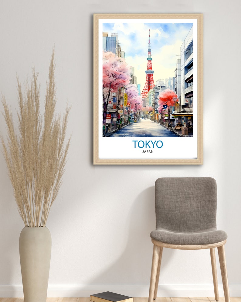 Tokyo Japan Travel Print Tokyo Wall Decor Tokyo Poster Japan Travel ...