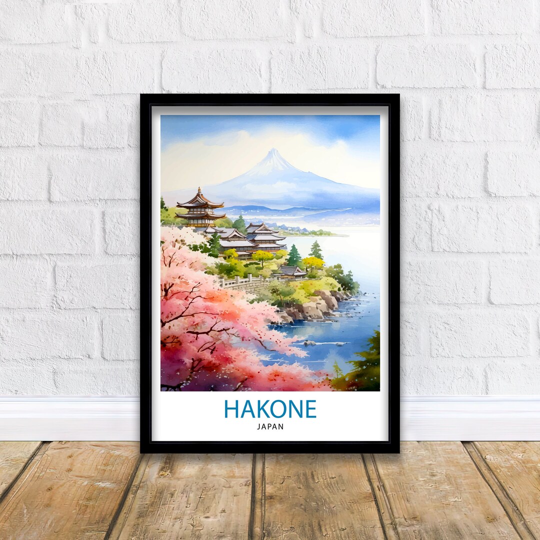 Hakone Japan Travel Print Hakone Wall Decor Hakone Poster Japan Travel ...