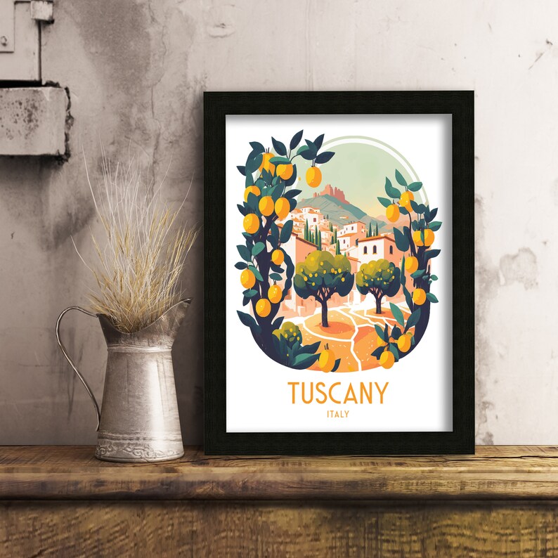 Tuscany Art Print | Tuscany | Tuscany Poster | Tuscany Wall Art | Art ...