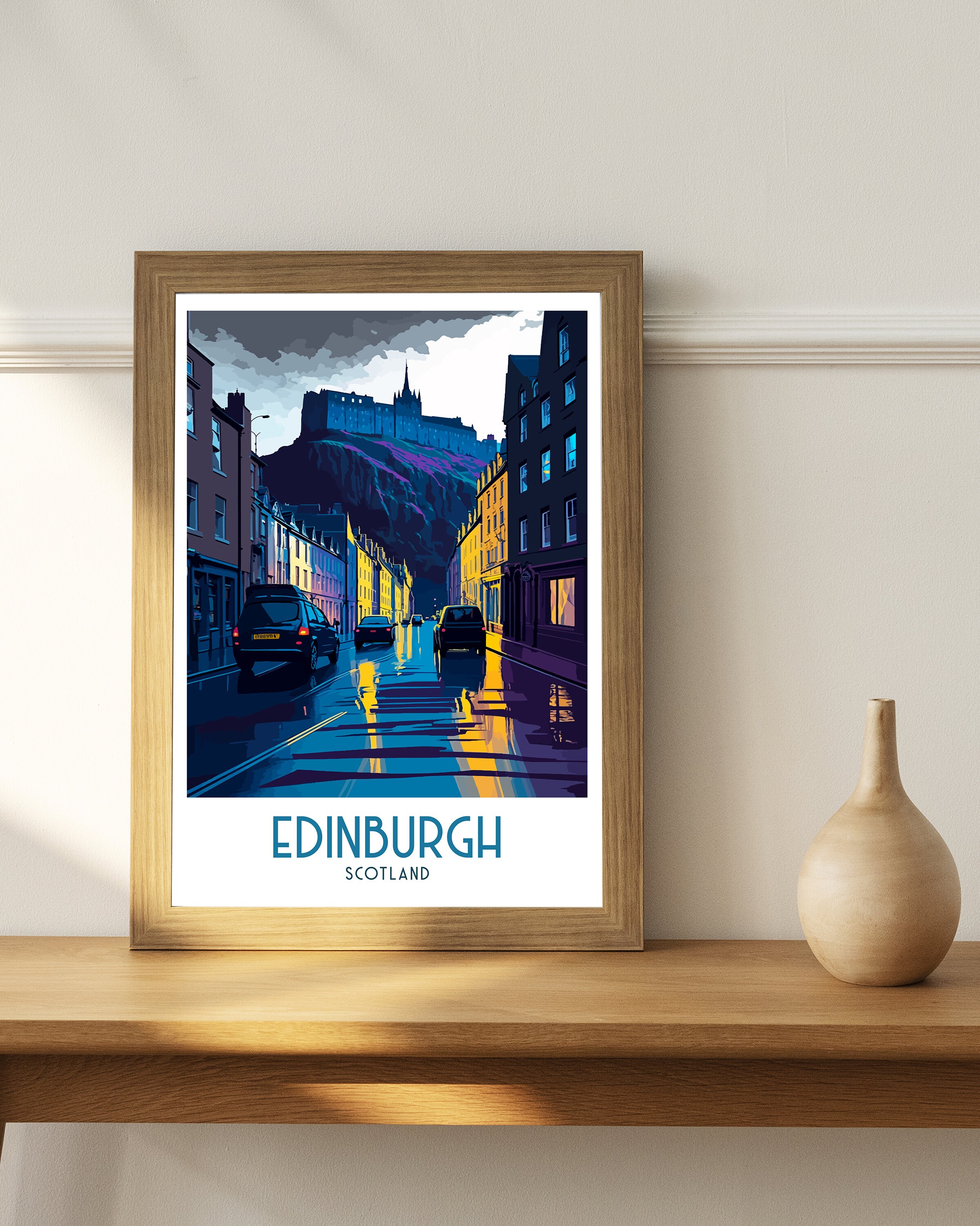 Edinburgh Scotland Travel Print Edinburgh Wall Art Edinburgh Home Decor ...