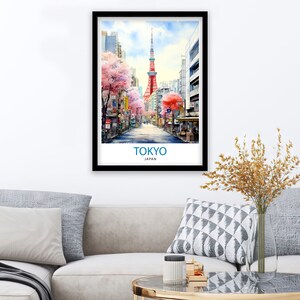 Tokyo Japan Travel Print Tokyo Wall Decor Tokyo Poster Japan Travel ...