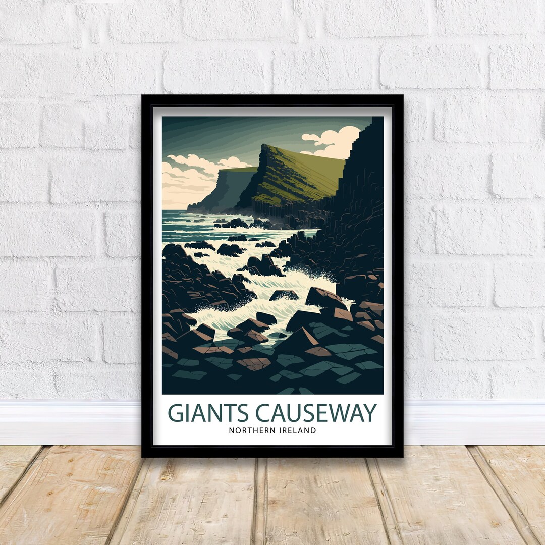 Giants Causeway Travel Print | Northern Ireland| Wall Art| Giants ...