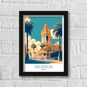 Valencia Spain Travel Print Valencia Wall Decor Valencia Home Living ...