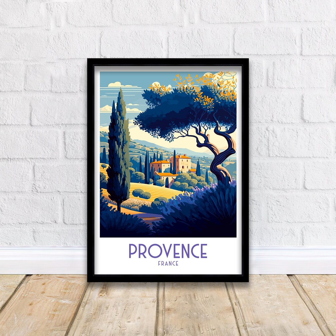 Provence Travel Print | Provence | Provence Print | France Print ...