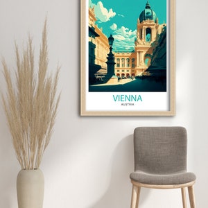 Vienna Austria Travel Print Vienna Wall Decor Vienna Home Living Decor ...