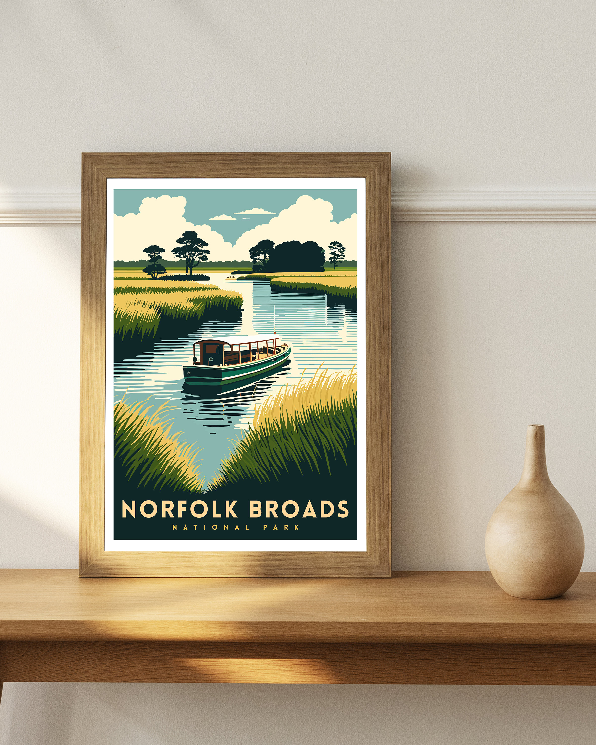 Norfolk Broads Travel Print | Norfolk Broads Print | Norfolk | Travel ...
