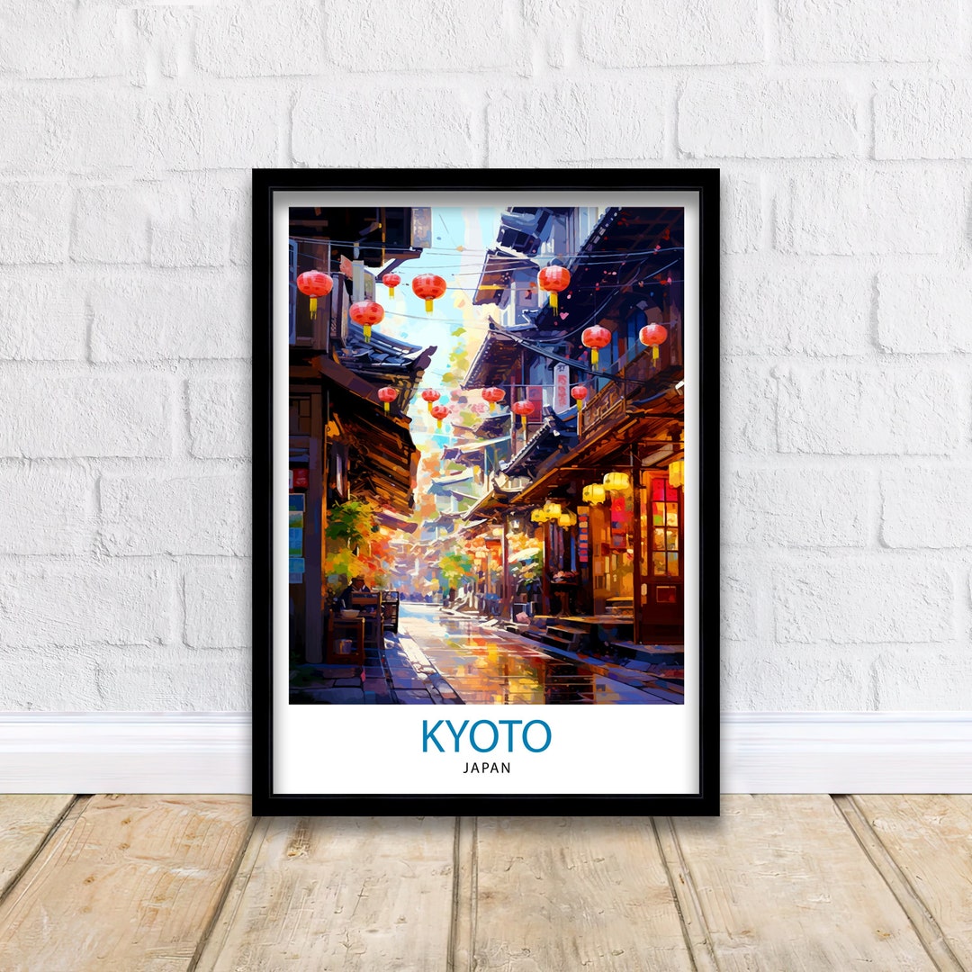 Kyoto Japan Travel Print Kyoto Wall Decor Kyoto Poster Japan Travel ...