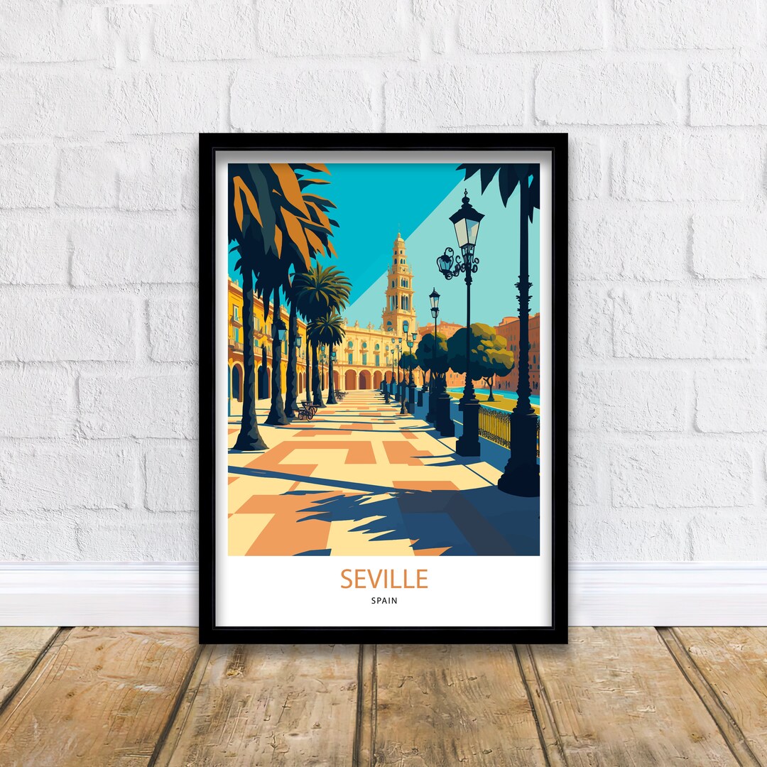 Seville Travel Print | Seville Spain | Seville Wall Art | Seville ...